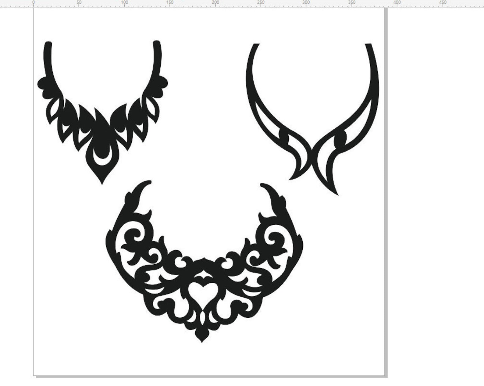 Necklace Set • Digital Download Bundle • Laser Cut Pattern Kit • Almost ...