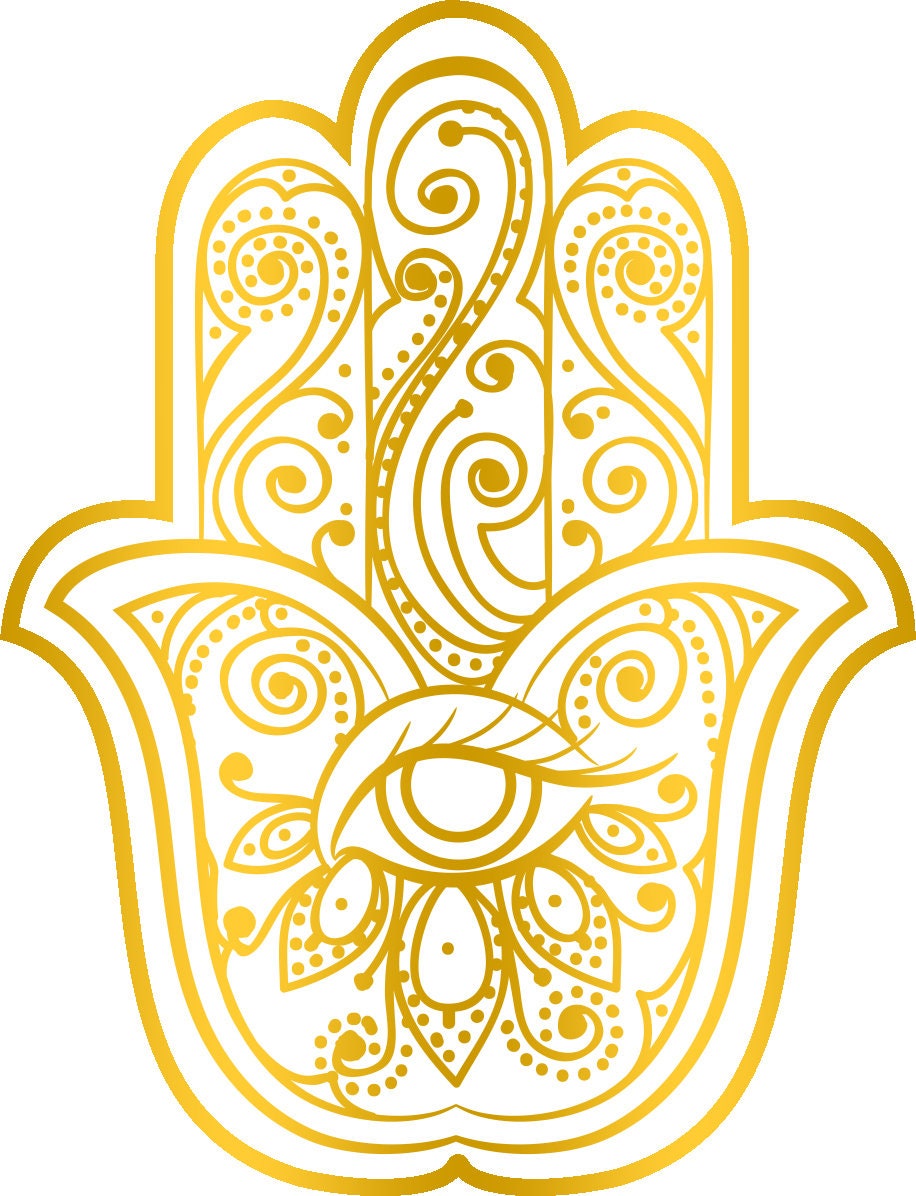 Hamsa Svg Cut Files • Hamsa Hand Svg • Evil Eye Svg • Clipart • Eps ...