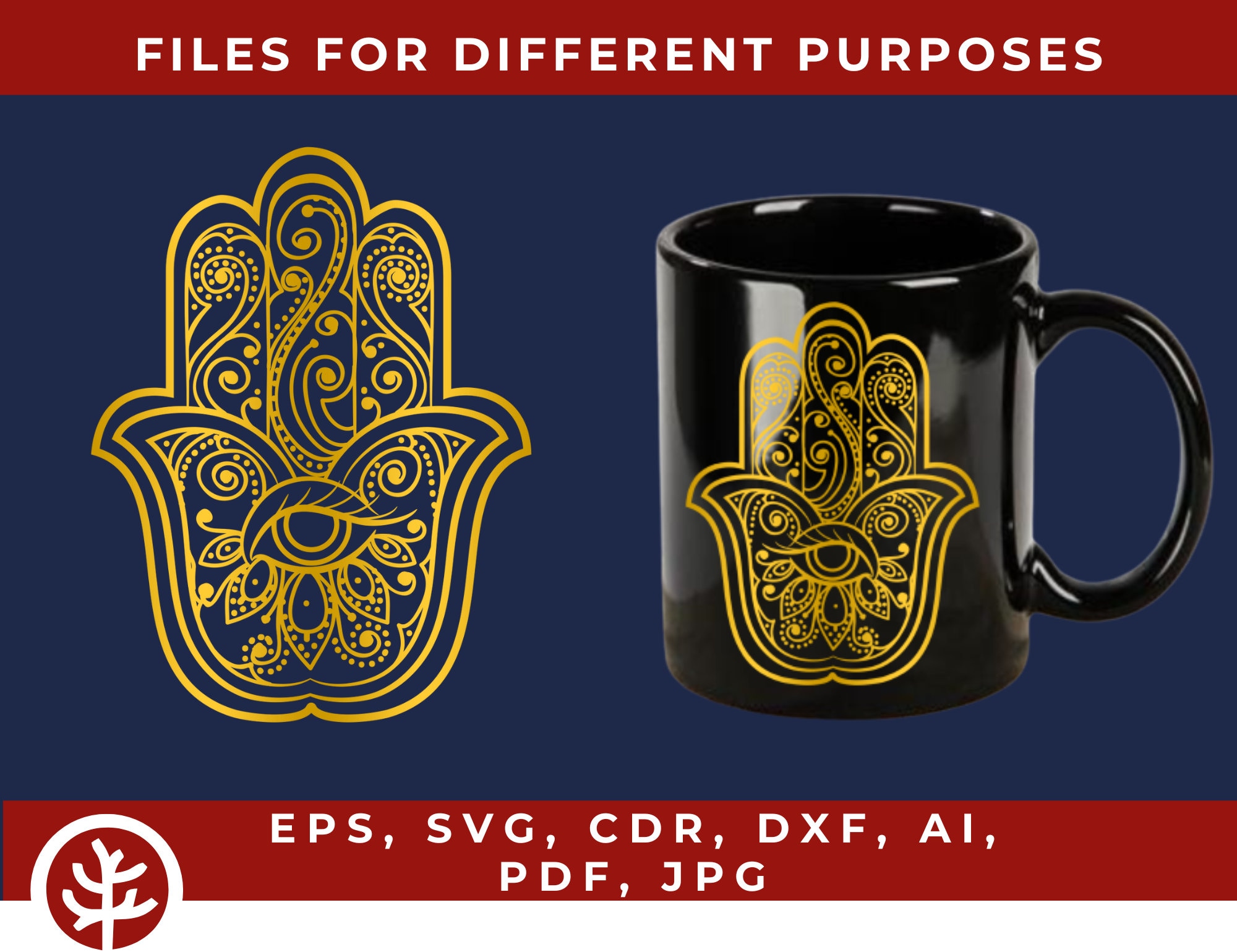 Hamsa Svg Cut Files • Hamsa Hand Svg • Evil Eye Svg • Clipart • Eps ...