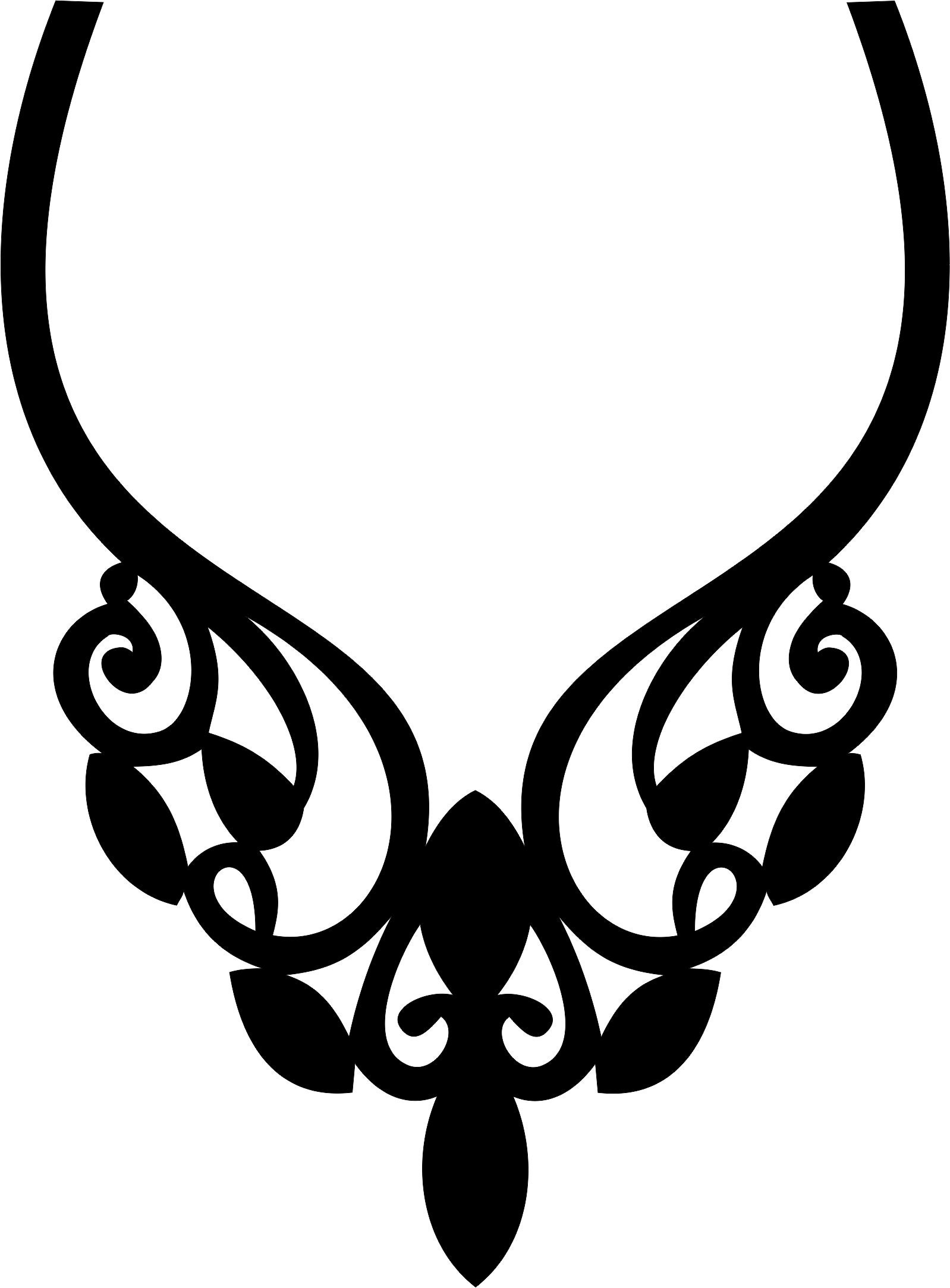 Necklace Template • Digital Download Laser Cut Pattern • Almost Free ...