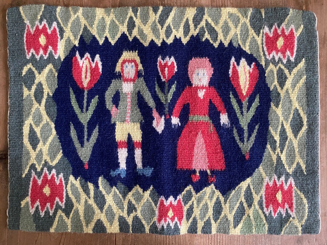 Wonderful Handmade Flemish Wall Tapestry From Sweden / Scandinavian - Etsy