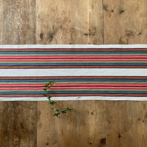 A Vintage Handmade Swedish Table Runner in Lovely Bright Colours ...