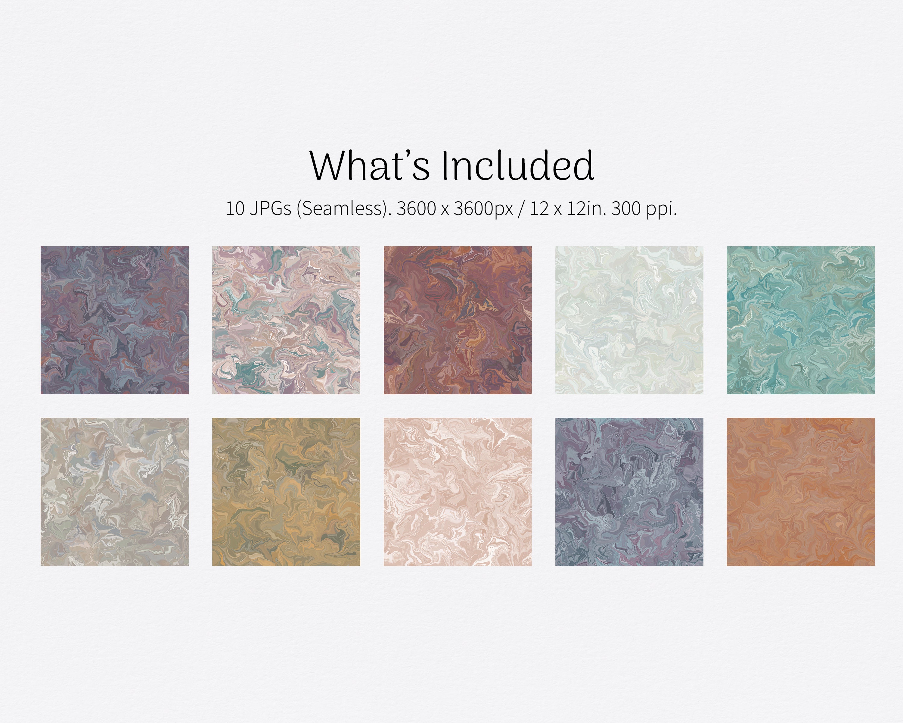 Earth Tone Marble Seamless Pattern Background, Digital Download ...