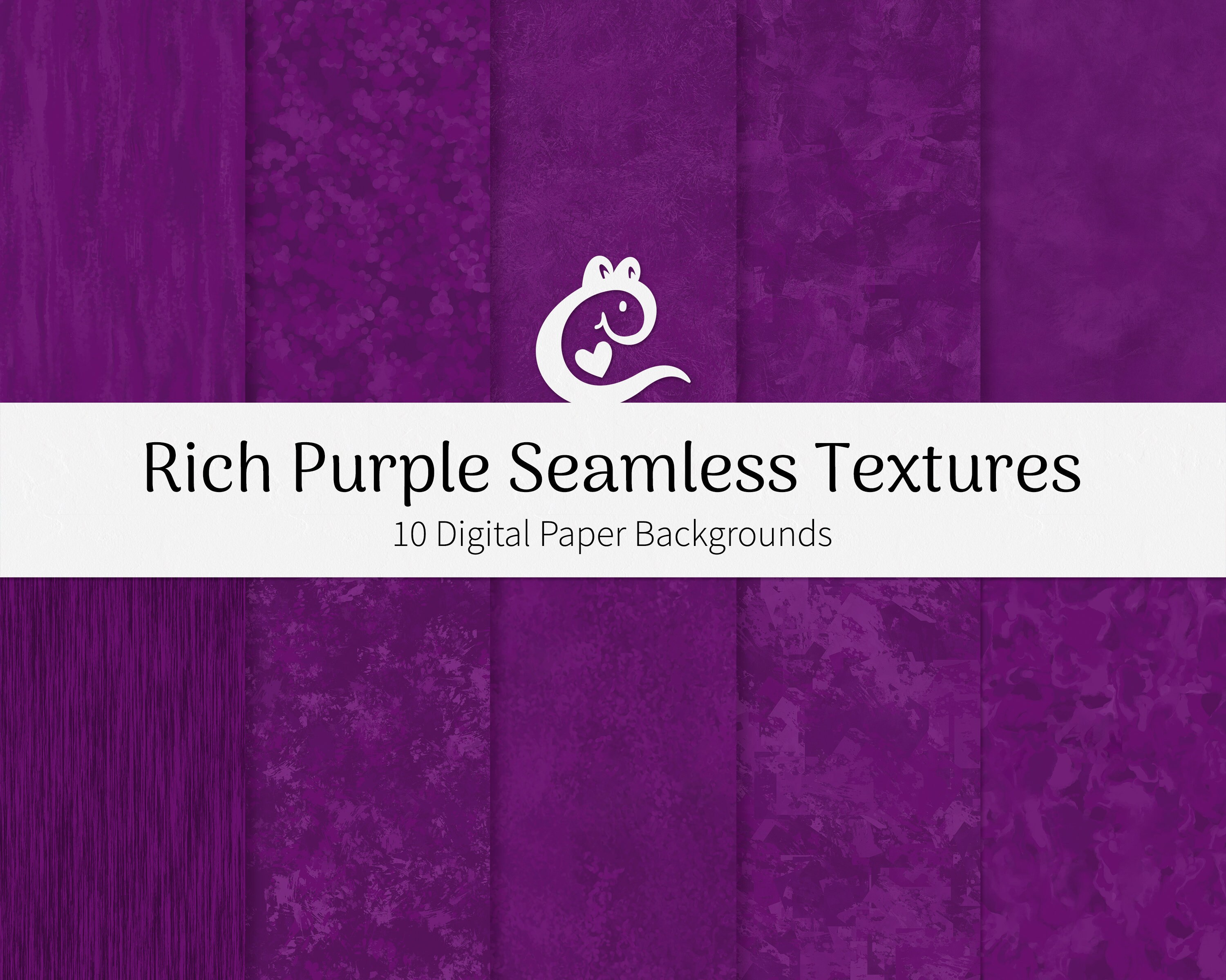 Rich Purple Seamless Textures. Digital Paper Backgrounds. - Etsy