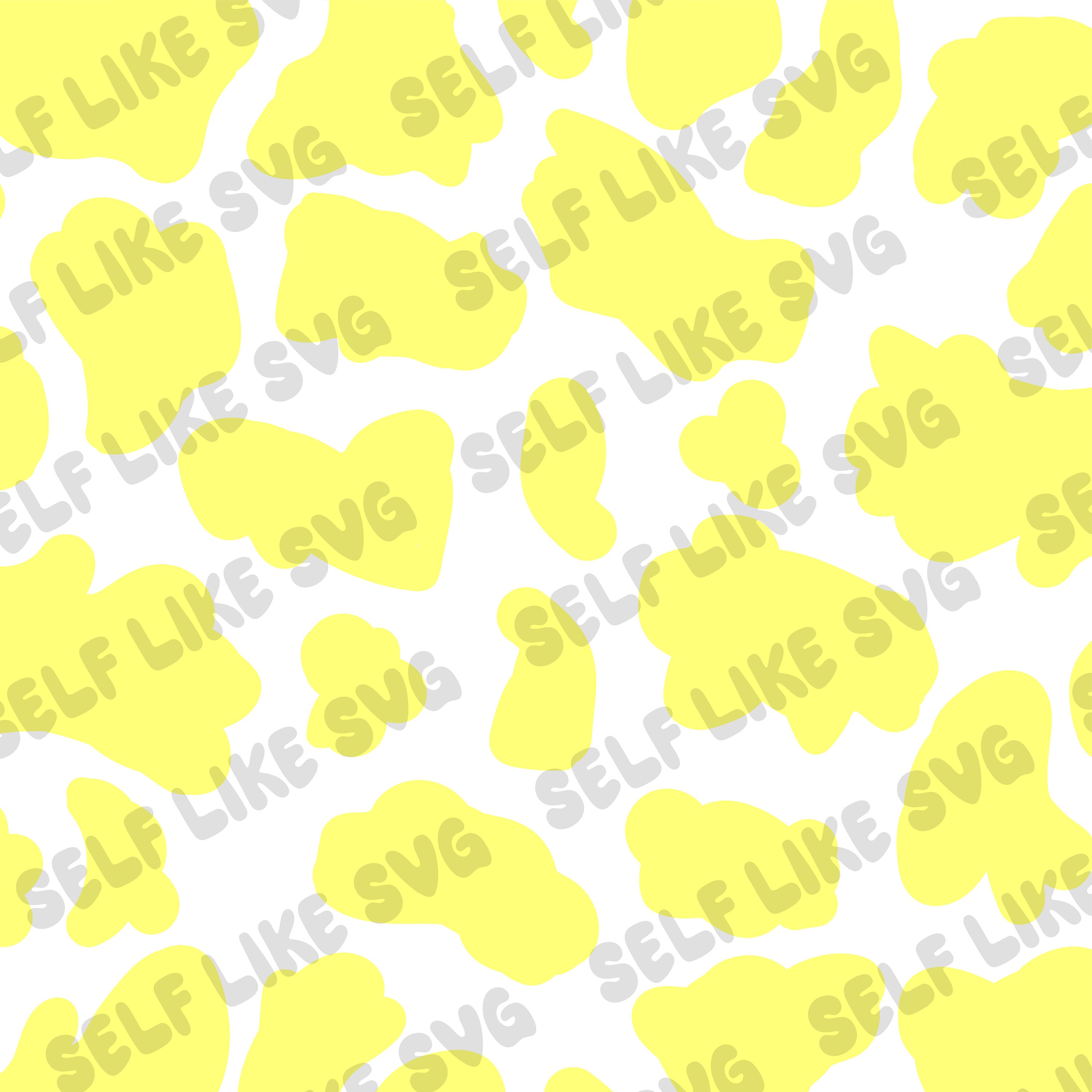 Cow Print Pattern: Colorful Animal Print SVG PNG PDF (digital Download ...