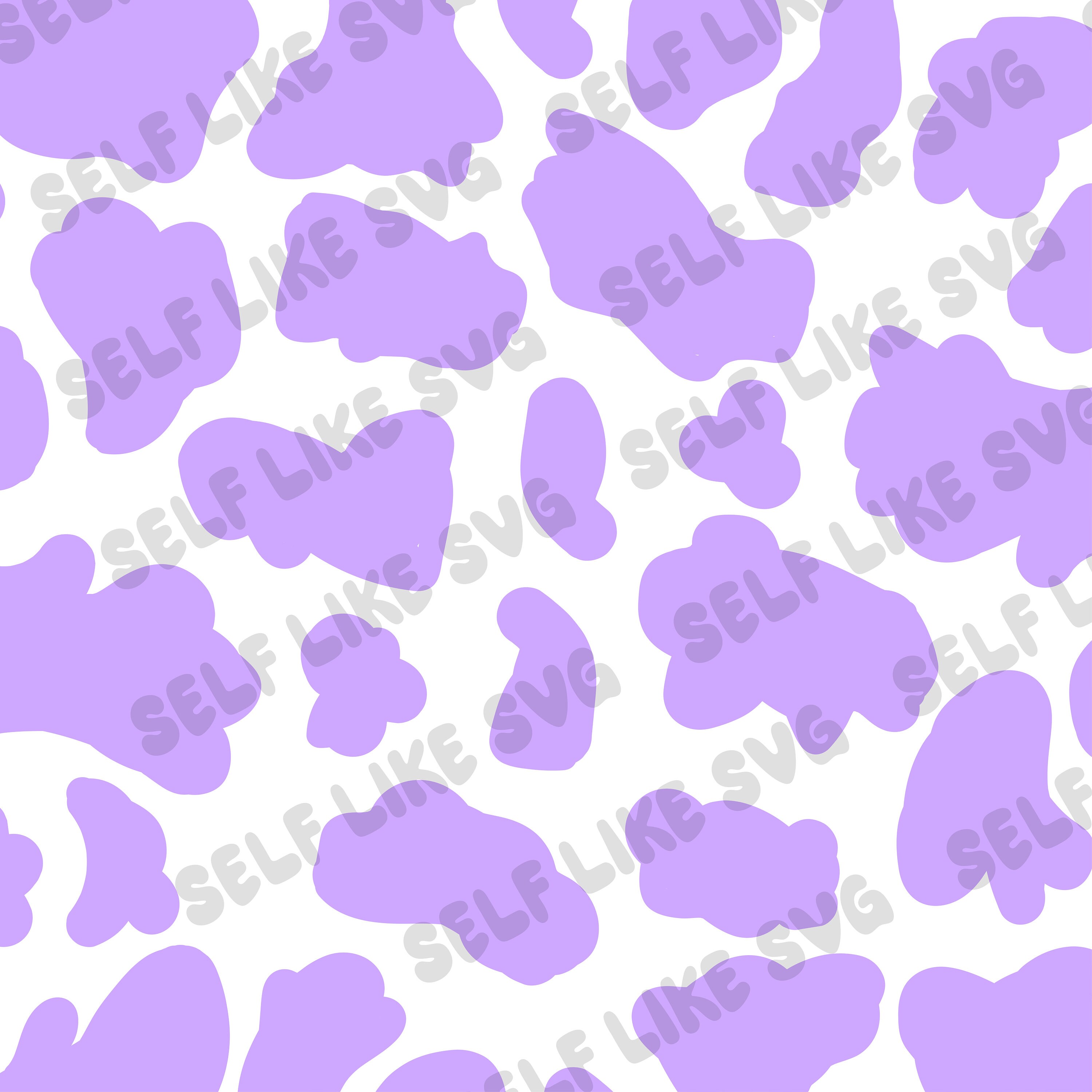 Cow Print Pattern: Colorful Animal Print SVG PNG PDF (digital Download ...