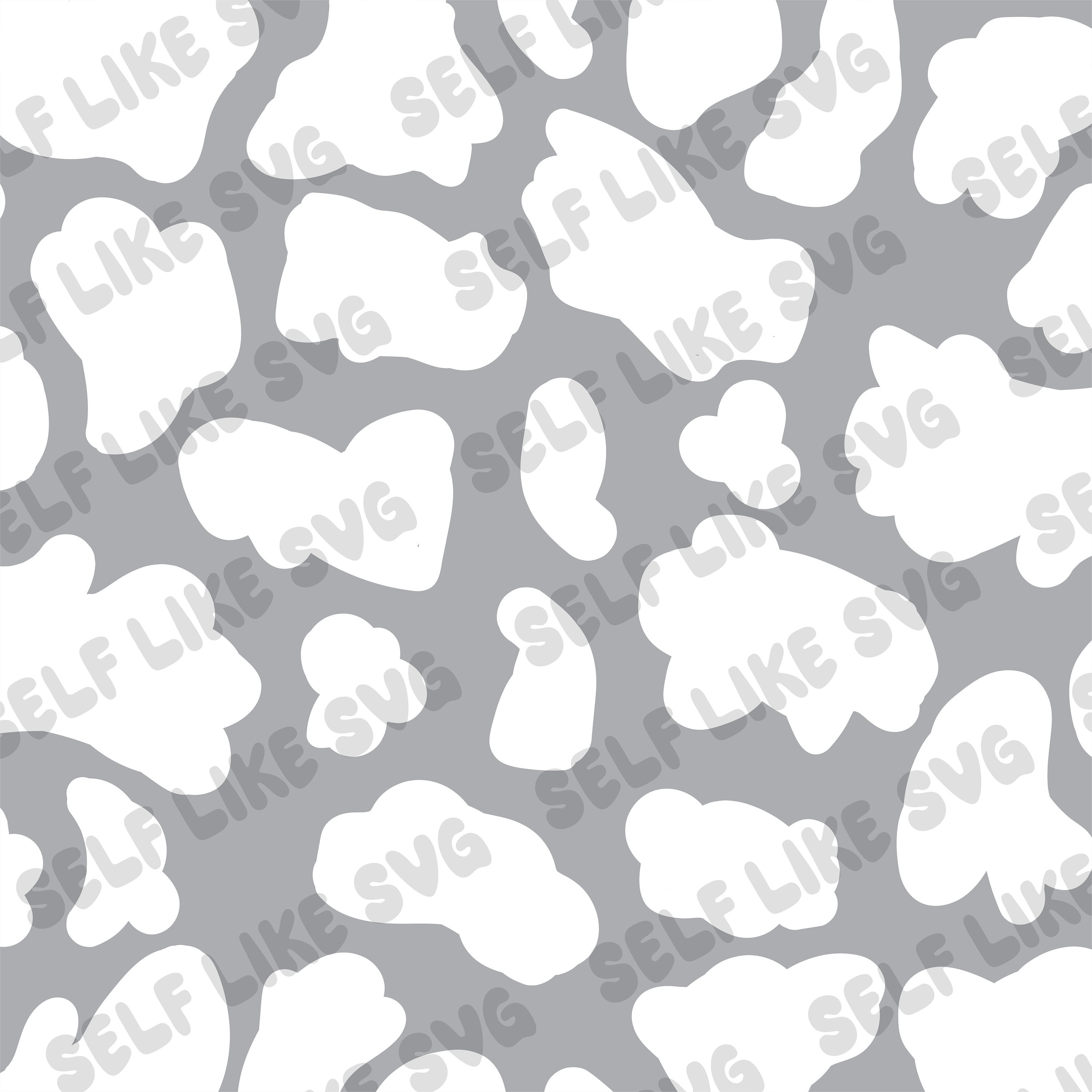 Cow Print Pattern: Colorful Animal Print SVG PNG PDF (digital Download ...