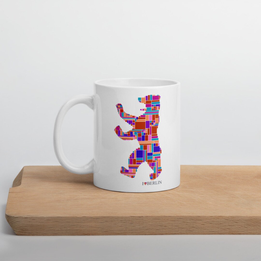 I Love Berlin Cup Berlin Bär Design Berlin Mug - Etsy