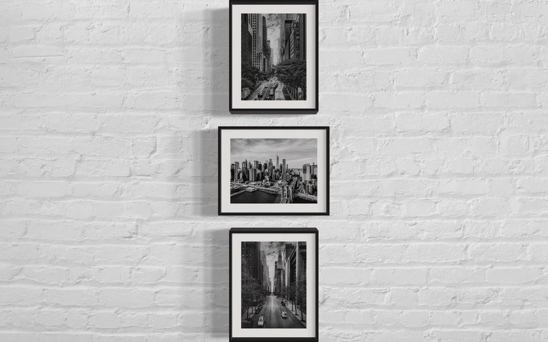 3 Photo Set - New York - Fine Art Print - Giclée - Photo Paper ...