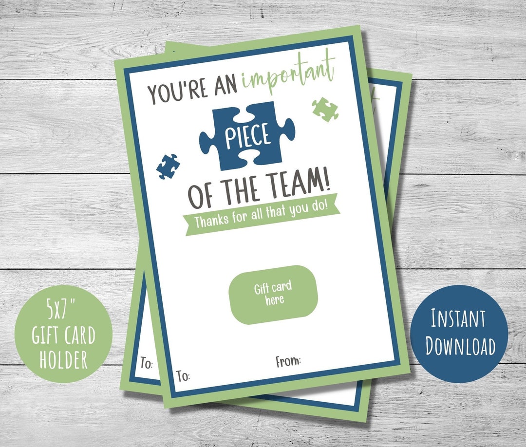 Administrative Professionals Day Gift Card Holder, Employee ...