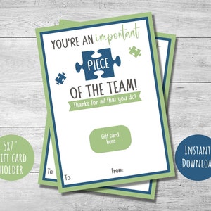 Administrative Professionals Day Gift Card Holder, Employee ...