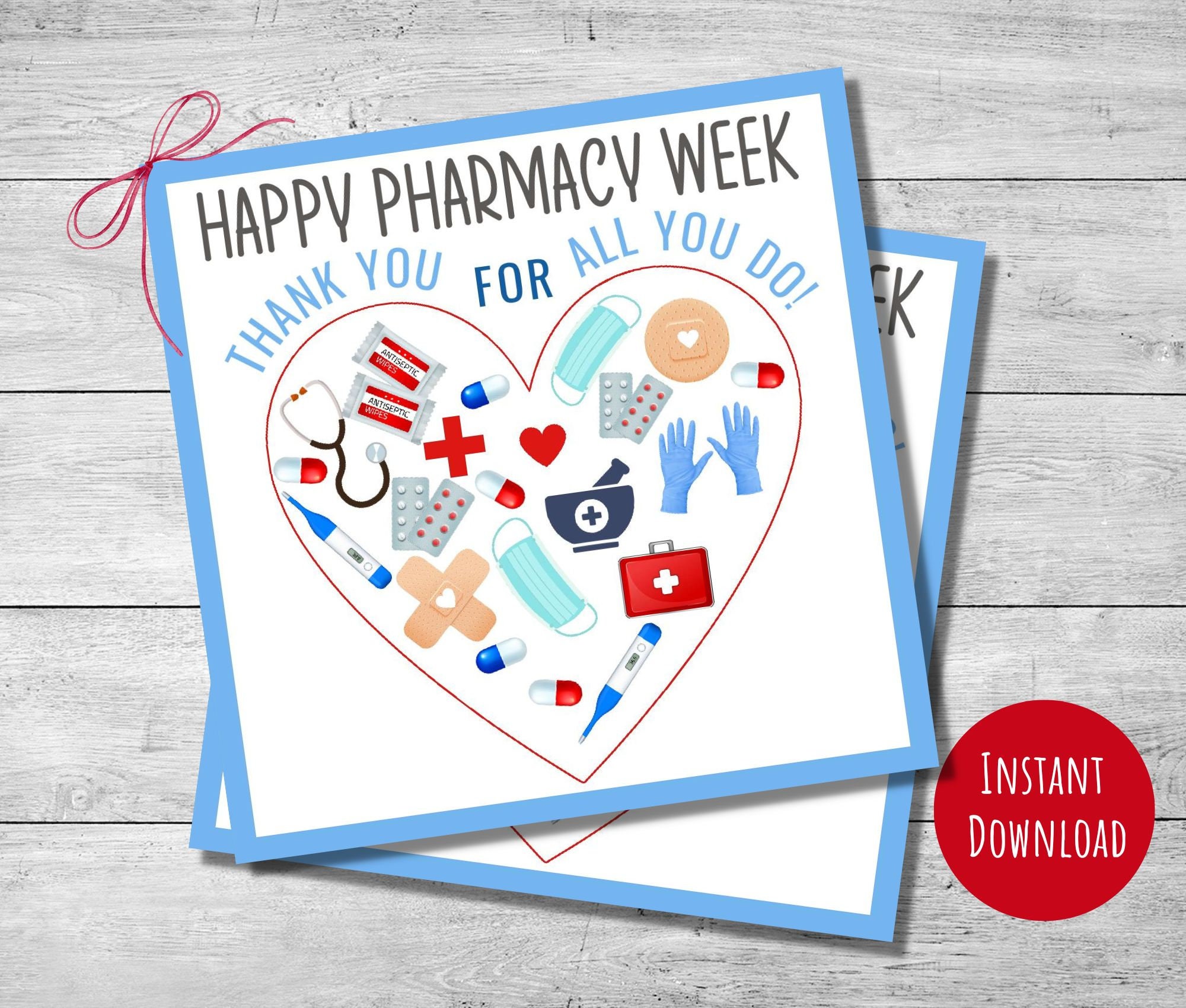 Pharmacy Week Appreciation Gift Tag Pharmacists Gift for - Etsy