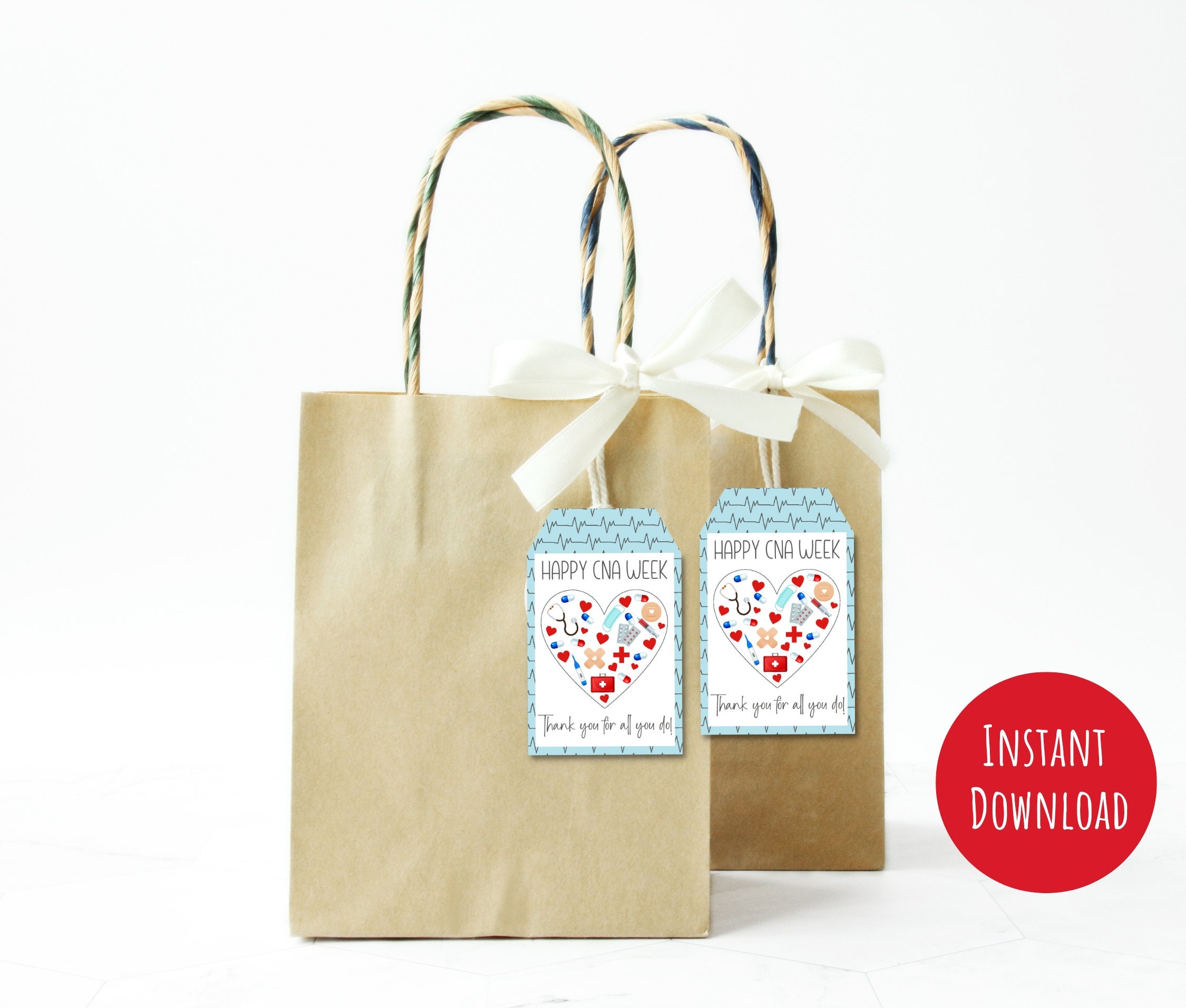 CNA Week Appreciation Gift Tag, Happy CNA Week, Certified Nursing ...