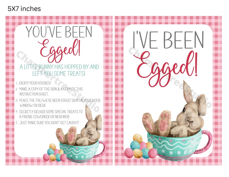 You've Been Egged, Easter Egg Game, Neighbor Game, Coworker I've Been ...