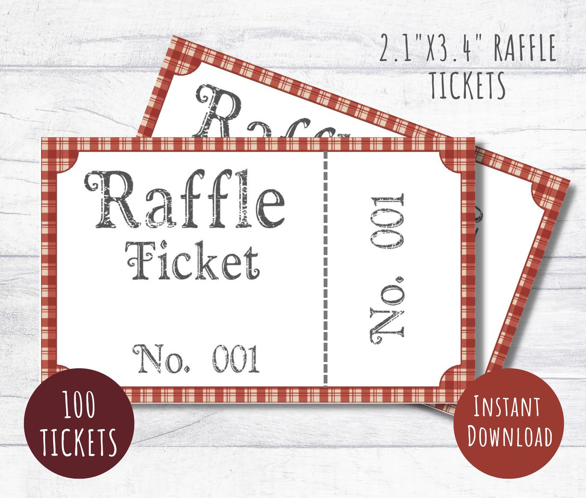 3 Raffle Ticket Clipart