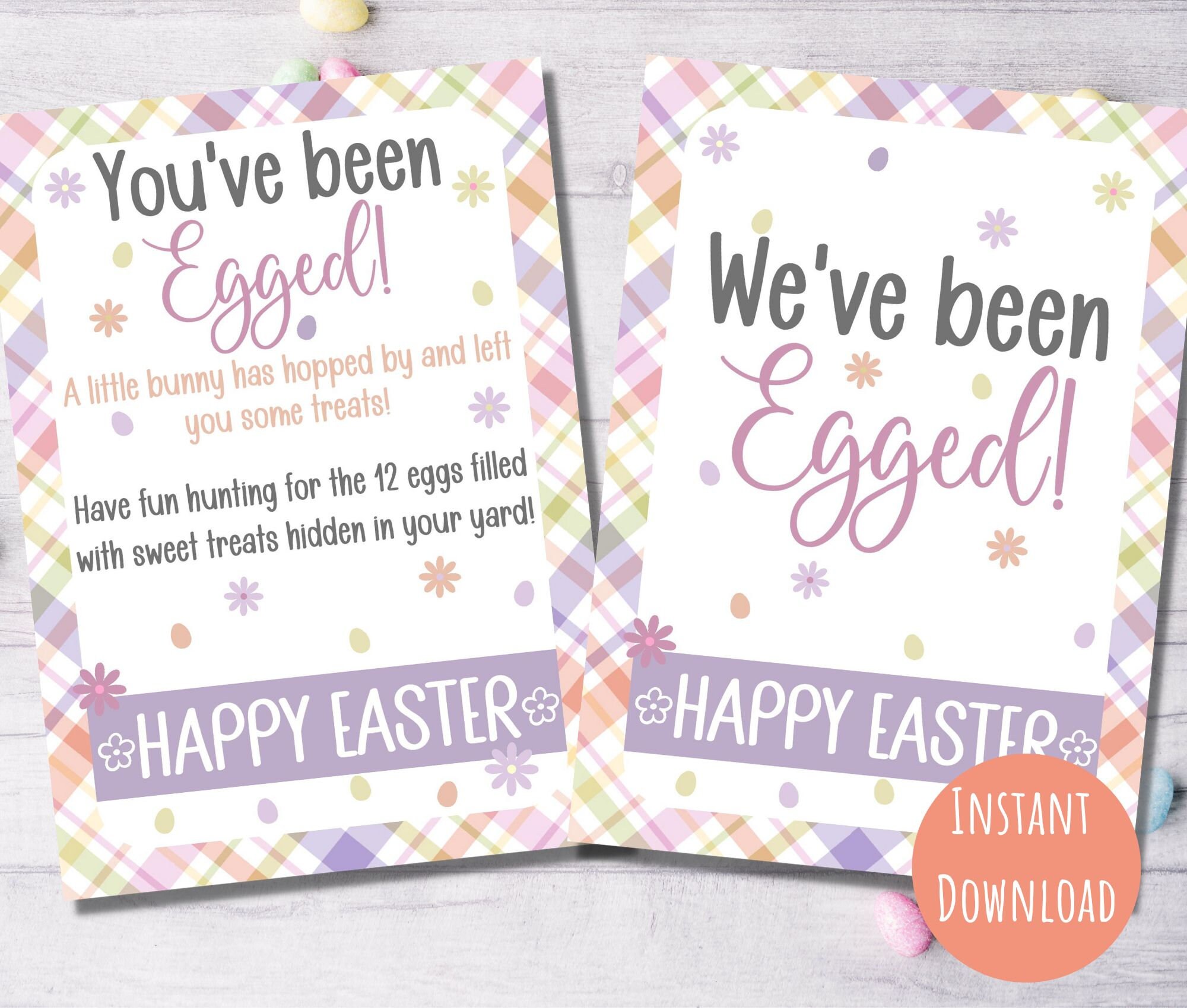 You've Been Egged, Easter Egg Game, Easter Egg Hunt, Neighborhood ...