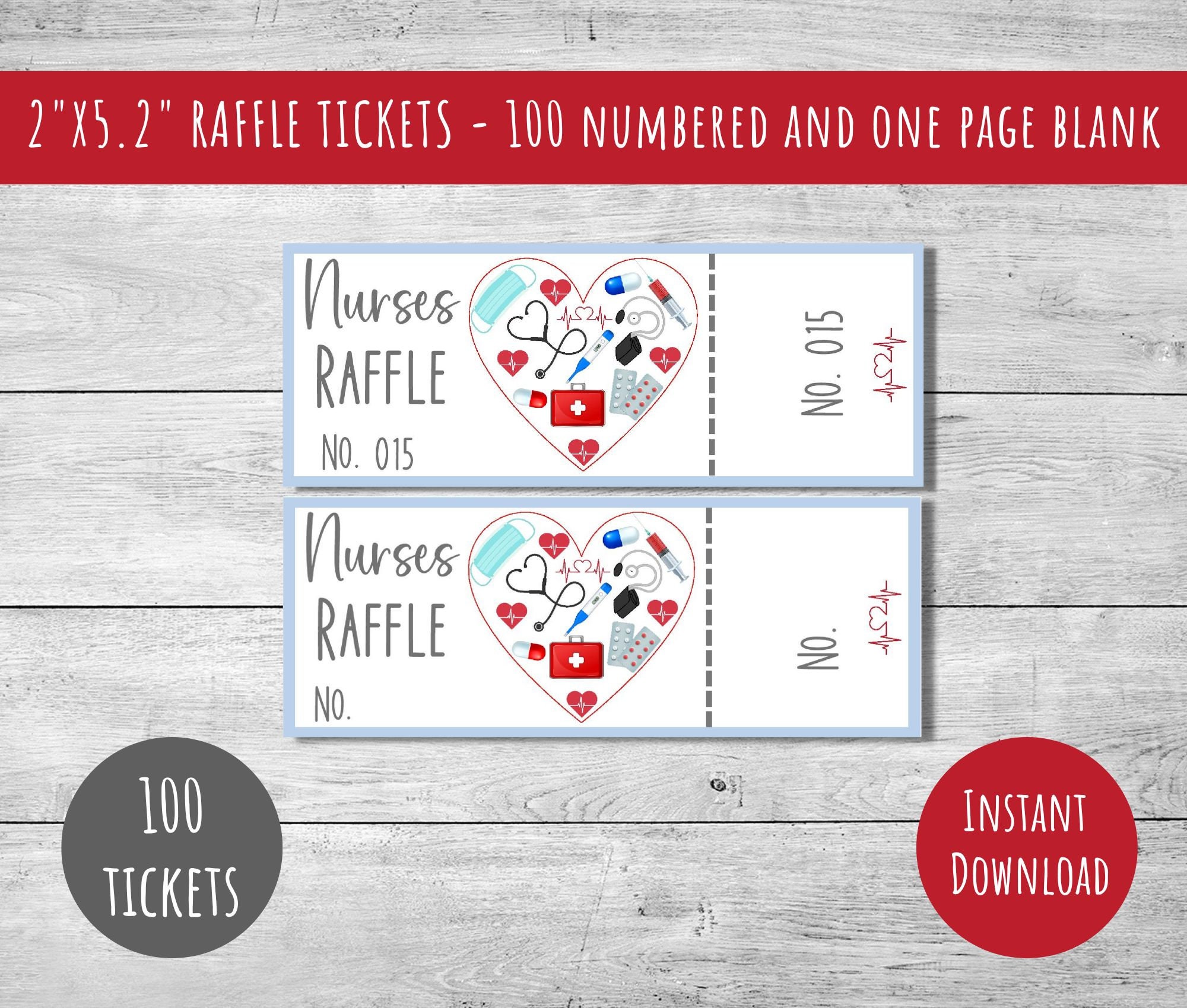 Nurse Week Raffle Tickets, Happy Nurses Week, Enter to Win, Fundraising ...
