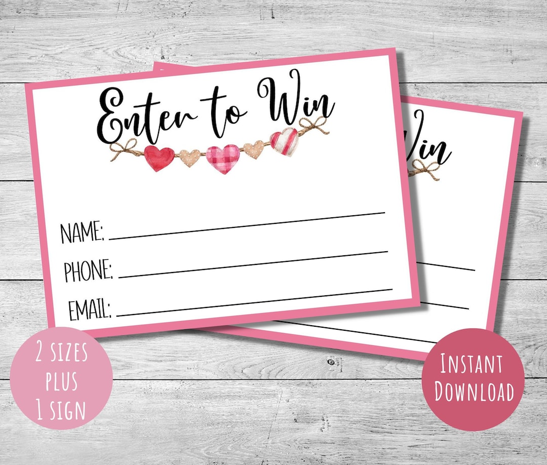 Mother's Day Enter to Win Tickets, School Fundraiser, Valentine's Day ...
