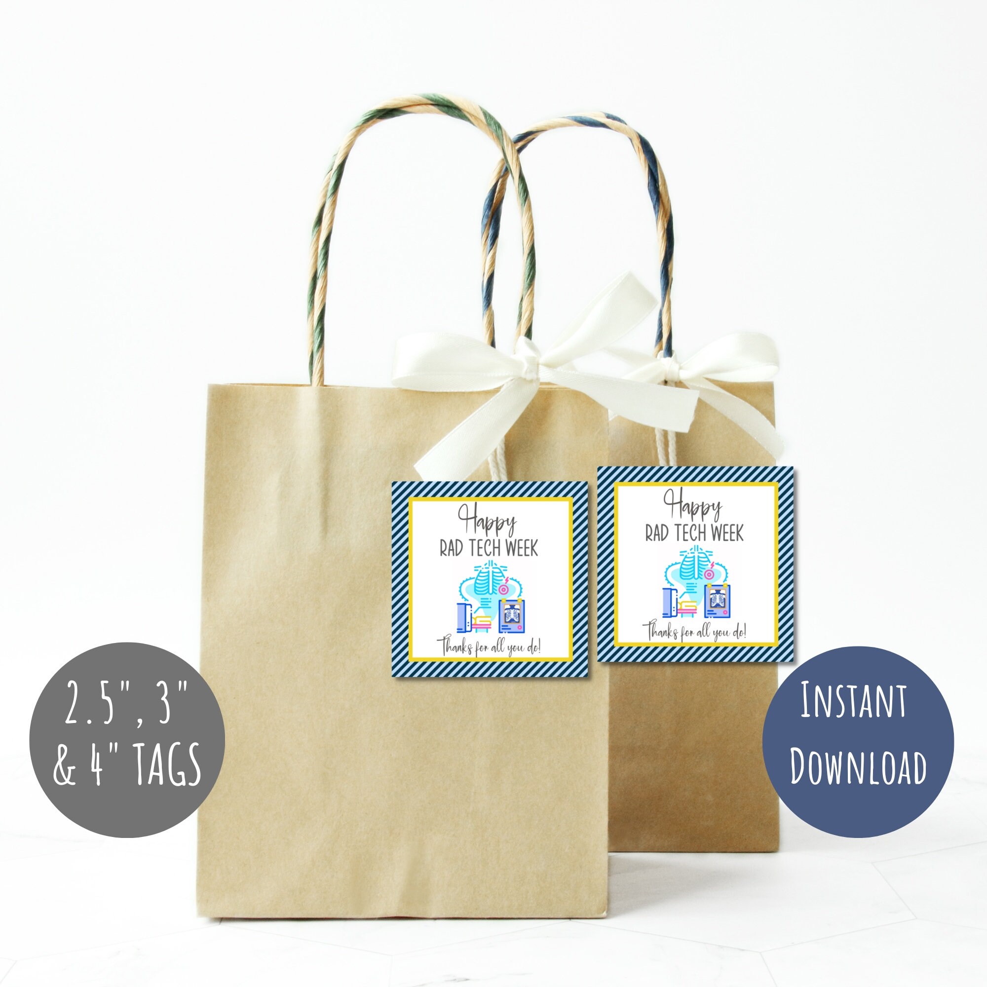 Rad Tech Week Gift Tag Radiology Technician Appreciation - Etsy