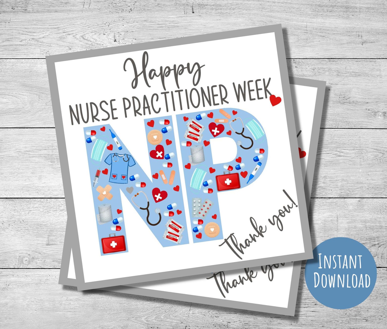 Nurse Practitioner Week Gift Tag, Appreciation Tags for Nurses, 3.5 & 4, Gift for Nurse ...