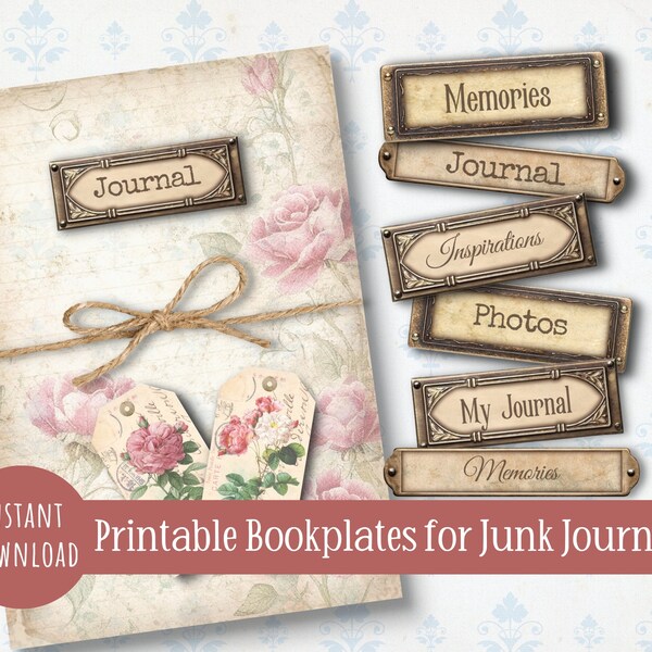 Printable Bookplates - Etsy