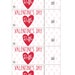 Printable Valentine's Day Raffle Tickets, 2.1 X 5.5, Fundraising Ticket ...