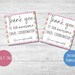 Administrative Professionals Day Gift Tag, Employee Appreciation ...