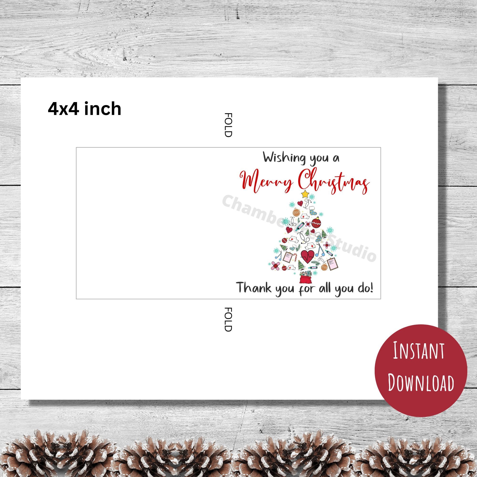 Fun Christmas Medical Card, Happy Holidays for Nurses Doctors, Hospital ...