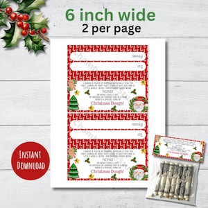 Christmas Money Holder, Christmas Dough Treat Bag, Secret Santa ...
