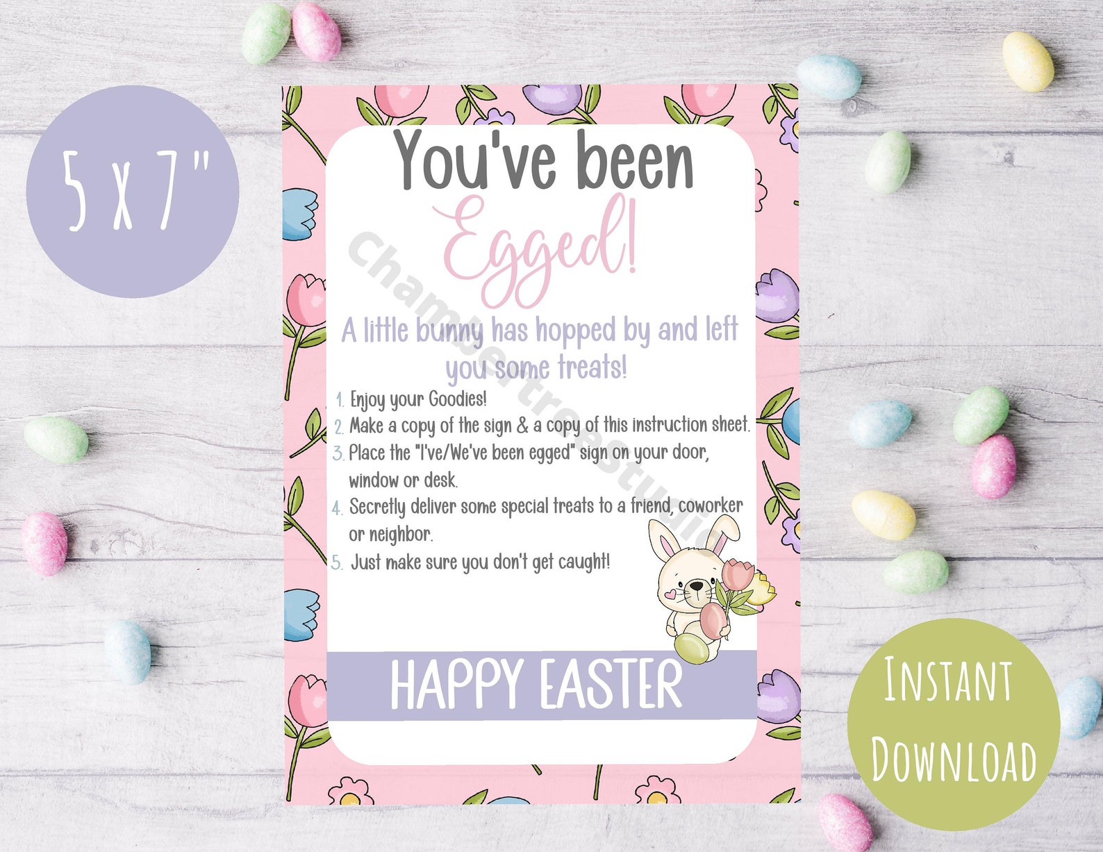 You've Been Egged, Easter Egg Game, Neighbor Game, Coworker I've Been ...