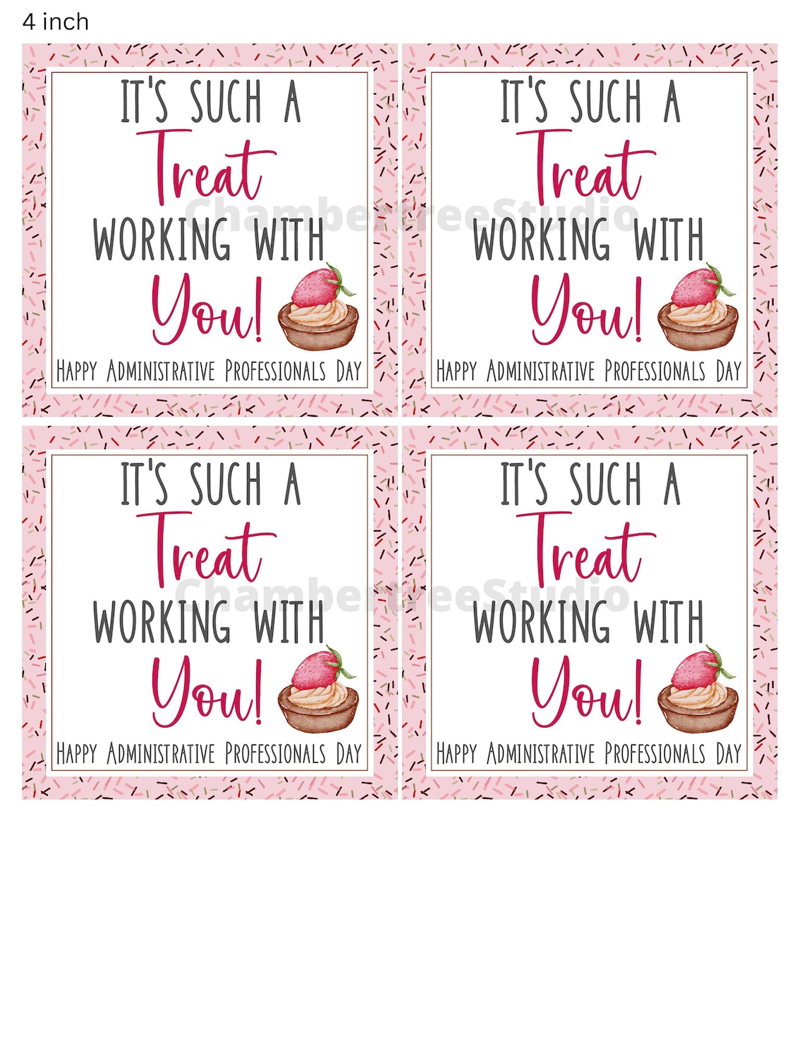 Administrative Professionals Day Gift Tag Employee - Etsy