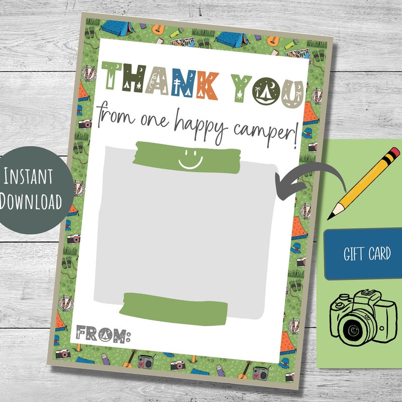 Camping Thank You - Etsy