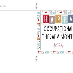 Occupational Therapy Month Card, Printable Thank You for Occupational ...