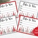 Christmas Enter to Win Tickets, 3x3.5 Size Cards, School Fundraiser ...