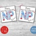 Nurse Practitioner Week Gift Tag, Appreciation Tags for Nurses, 3.5 ...