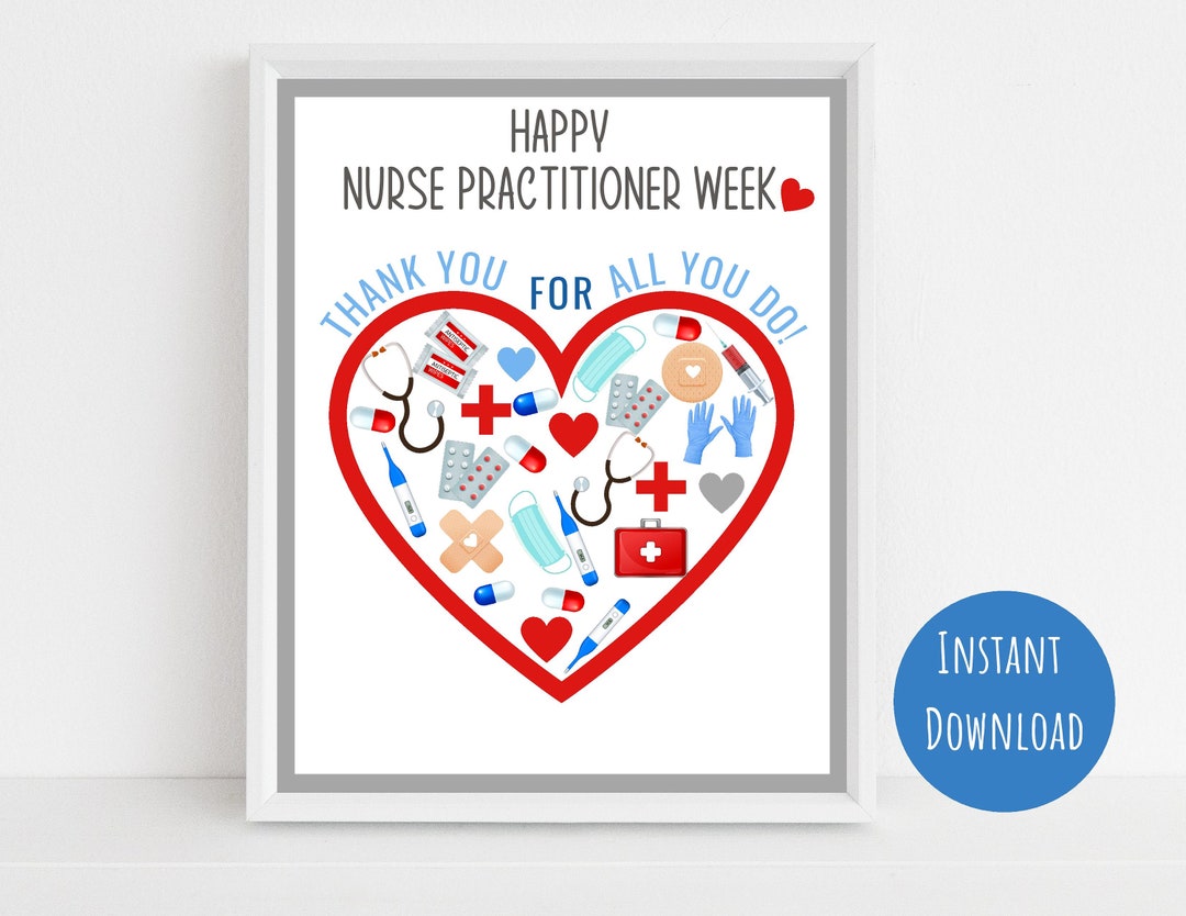 Nurse Practitioner Week Sign, Appreciation Sign for Nursing ...