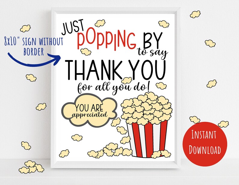 Teacher Appreciation Week Sign, Printable School Teacher and Staff ...