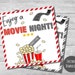 Movie Night Gift Card Tag, Teacher Appreciation Week Thank You, Last ...
