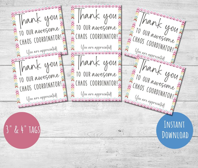 Administrative Professionals Day Gift Tag, Employee Appreciation ...