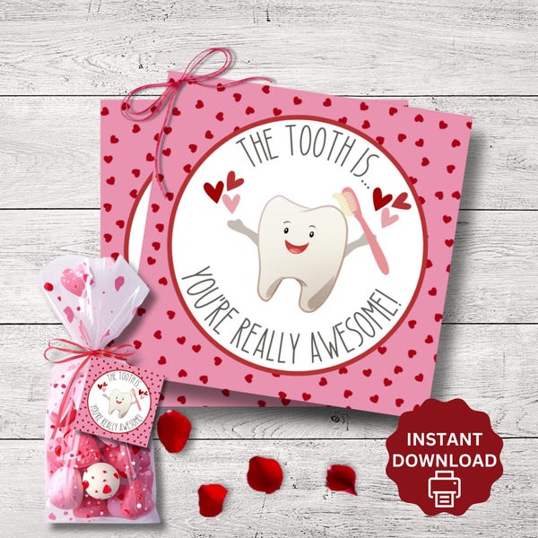 Dental Valentines Cards - Etsy