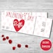 Printable Valentine's Day Raffle Tickets, 2.1 X 5.5, Fundraising Ticket ...