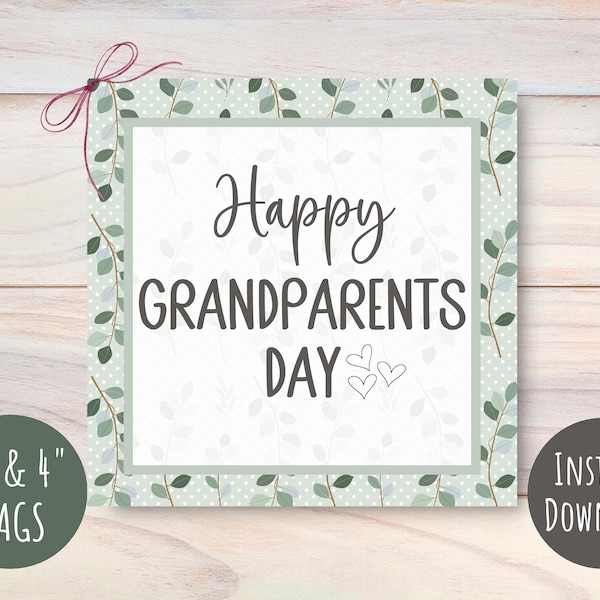 Grandparents Day Printable - Etsy