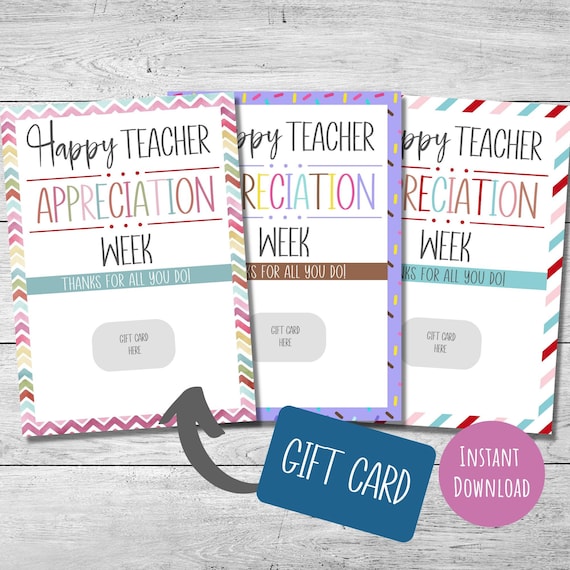 Ideas De Tarjetas De La Semana De Apreciación Del Maestro