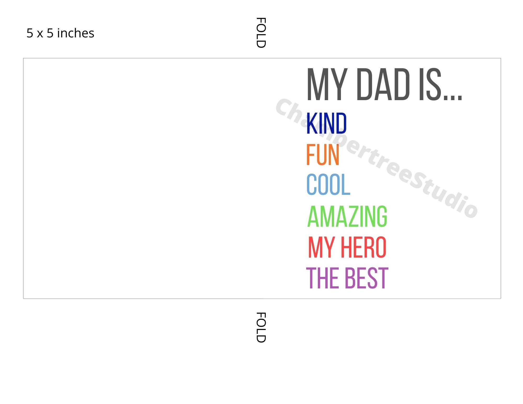 Printable Father's Day Card, All About My Dad, Printable Dad Card, Best ...