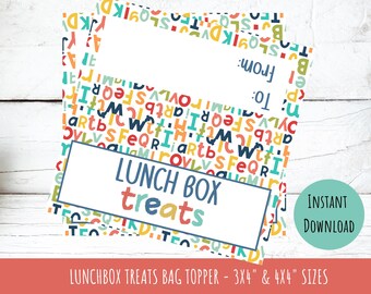 Lunch Box Tags - Etsy