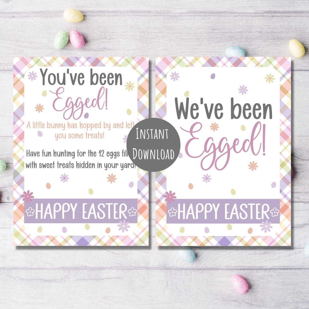 You've Been Egged, Easter Egg Game, Easter Egg Hunt, Neighborhood ...