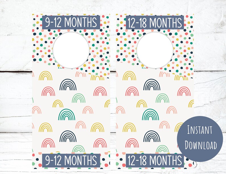 Printable Nursery Organization Bundle Baby Nursery Closet - Etsy