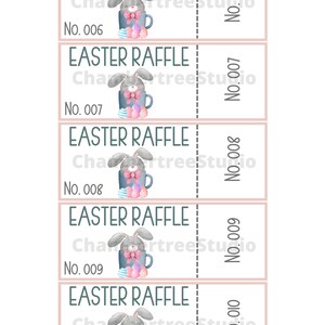 Easter Egg Hunt Raffle Tickets, Easter Coupons, Charity Event, School ...
