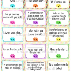 The Power of a Smile Kids Activity, Printable Classroom Game, 30 Fun ...