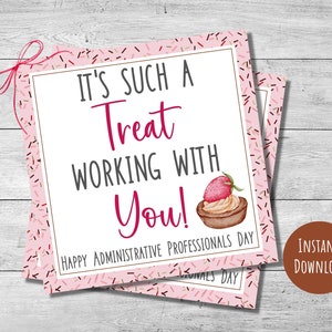 Administrative Professionals Day Gift Tag Employee - Etsy